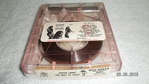 MUNTZ 4 TRACK TAPE XAVIER CUGAT "BEST OF" CLEANED & TESTED