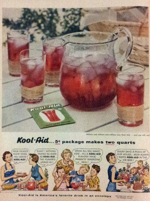 1954 Kool Aid Vintage Ad 10x14