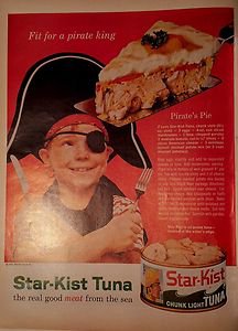 1961 Star-Kist Tuna Vintage Ad 10x14