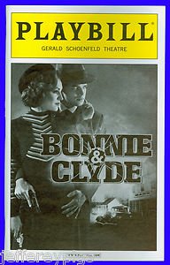 Playbill + Bonnie and Clyde + Laura Osnes, Jeremy Jordan, Melissa Van ...