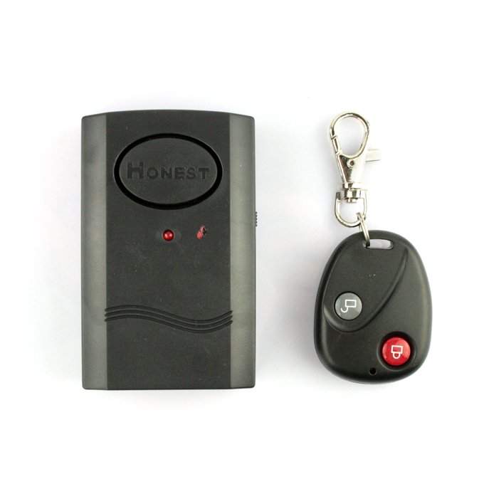 Wireless Remote Control Vibration Alarm for Door Window