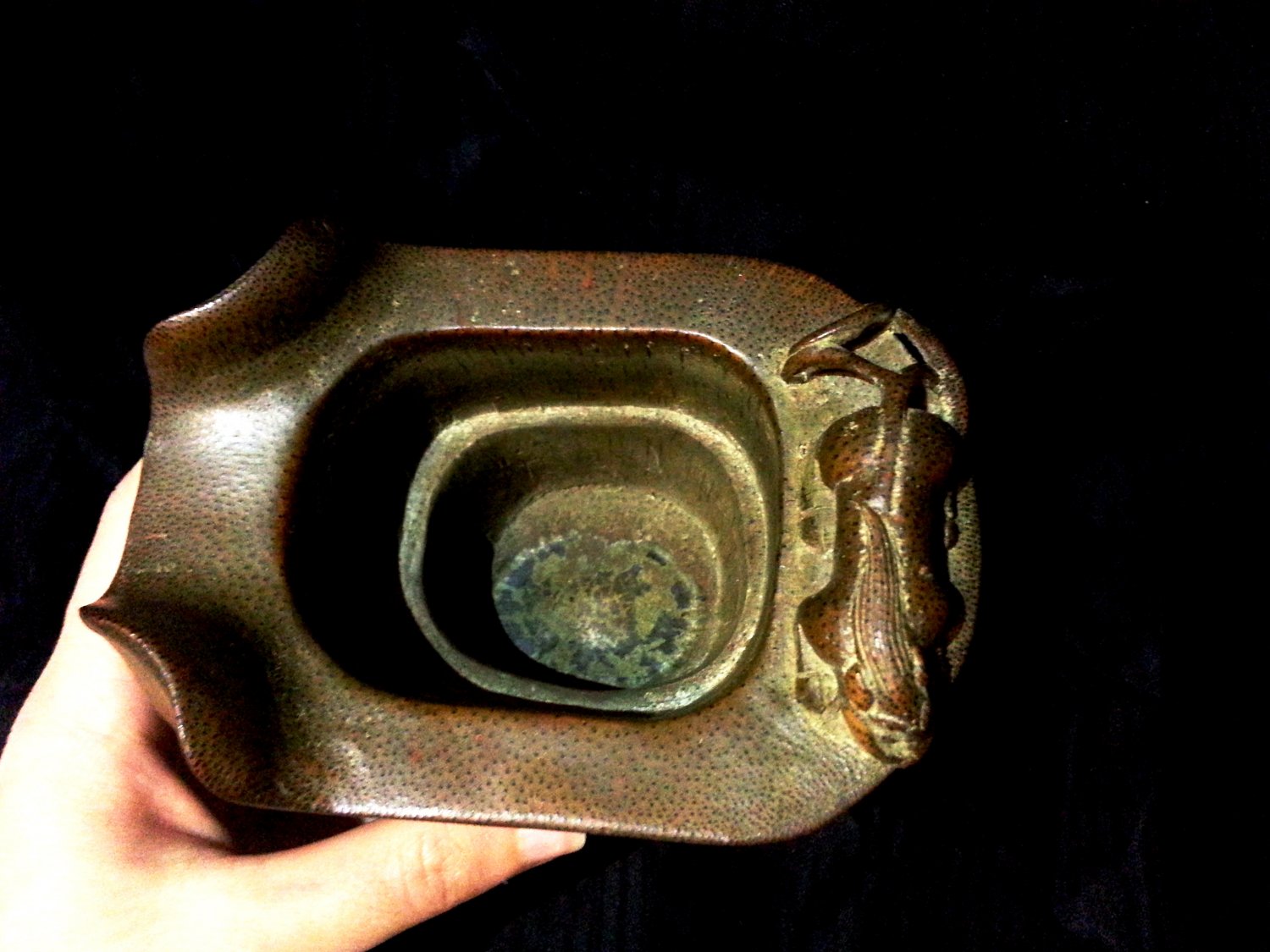 Amazing Antique Chinese Bamboo Libation Cup ~Archaic Imperial~ Qing Ming