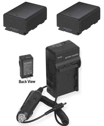 2 Batteries+Charger for Samsung SMX-F400RN SMX-F400RP AD43-00200A HMX ...
