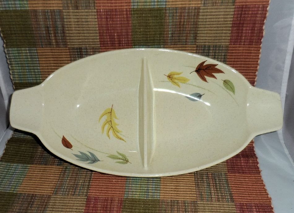 Autumn Pattern Franciscan Dinnerware Earthen Ware Divided Dish