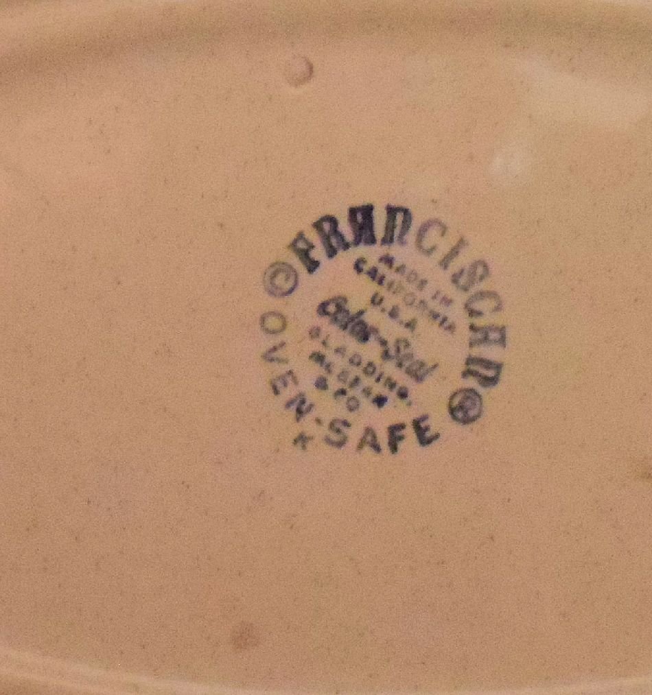 Autumn Pattern Franciscan Dinnerware Earthen Ware Divided Dish