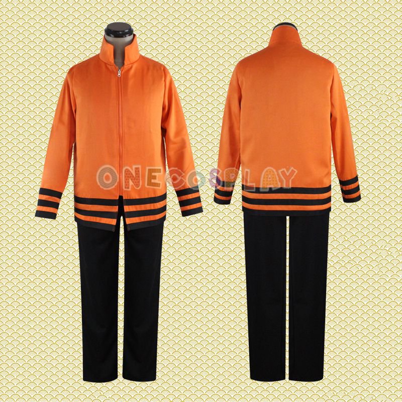 Uzumaki Naruto 7th Hokage Cosplay Costumes + Seventh Hokage Cloak Set ...