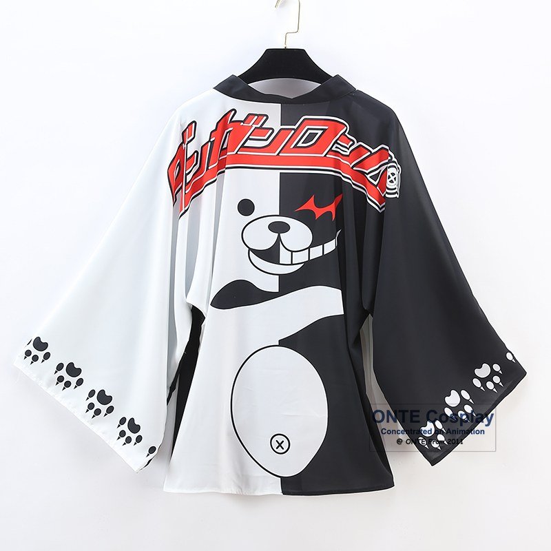 Danganronpa Bathrobes Monokuma Chiffon Yukata Pajamas Cloaks Dangan ...