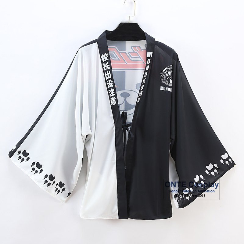 Danganronpa Bathrobes Monokuma Chiffon Yukata Pajamas Cloaks Dangan ...