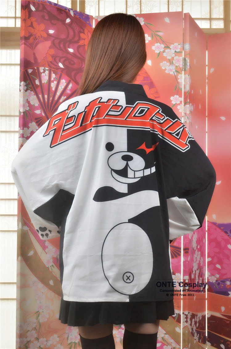 Danganronpa Bathrobes Monokuma Chiffon Yukata Pajamas Cloaks Dangan ...
