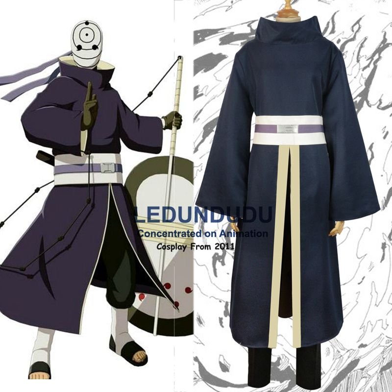 China Customized Naruto Cosplay Clothes Uchiha Obito Uniform Cosplay ...