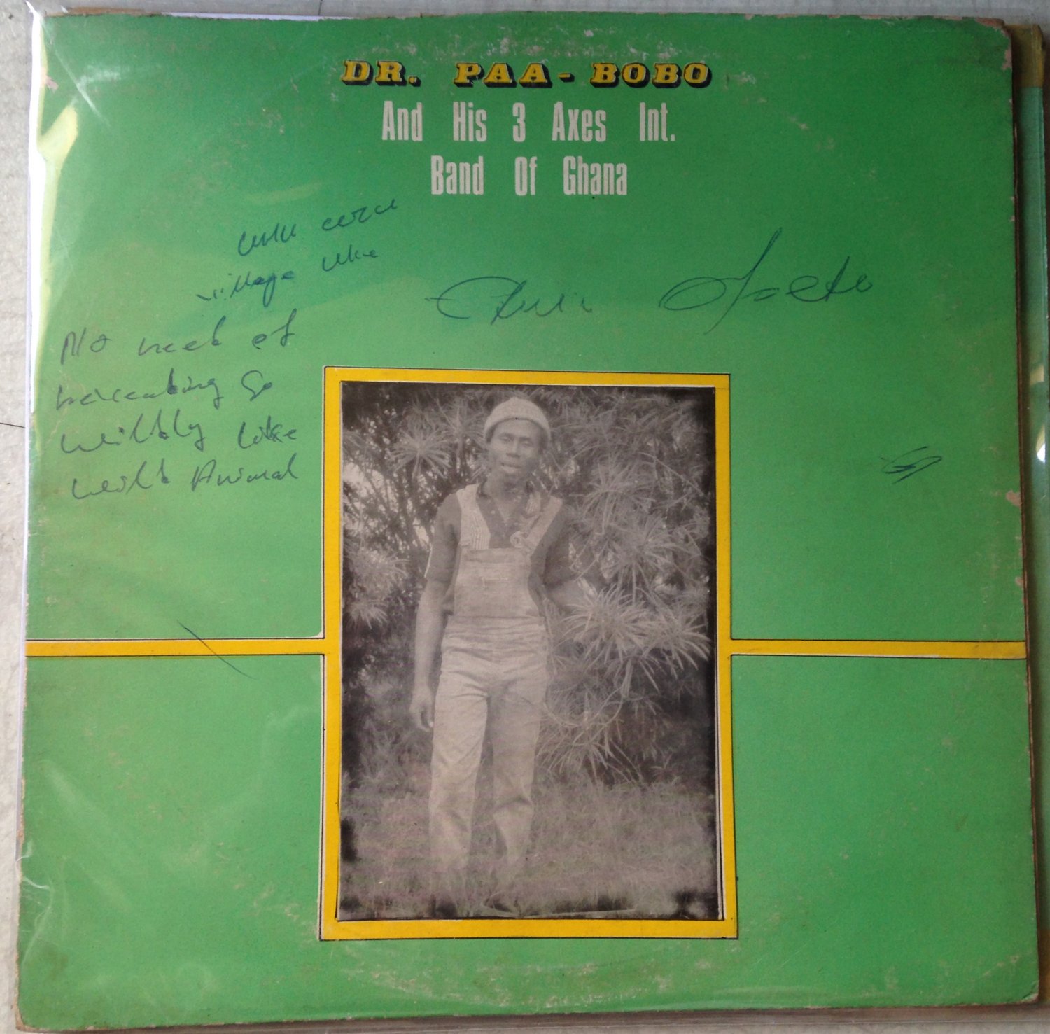 DR PAA BOBO & HIS 3 AXES INT. LP sofaya GHANA mp3 LISTEN