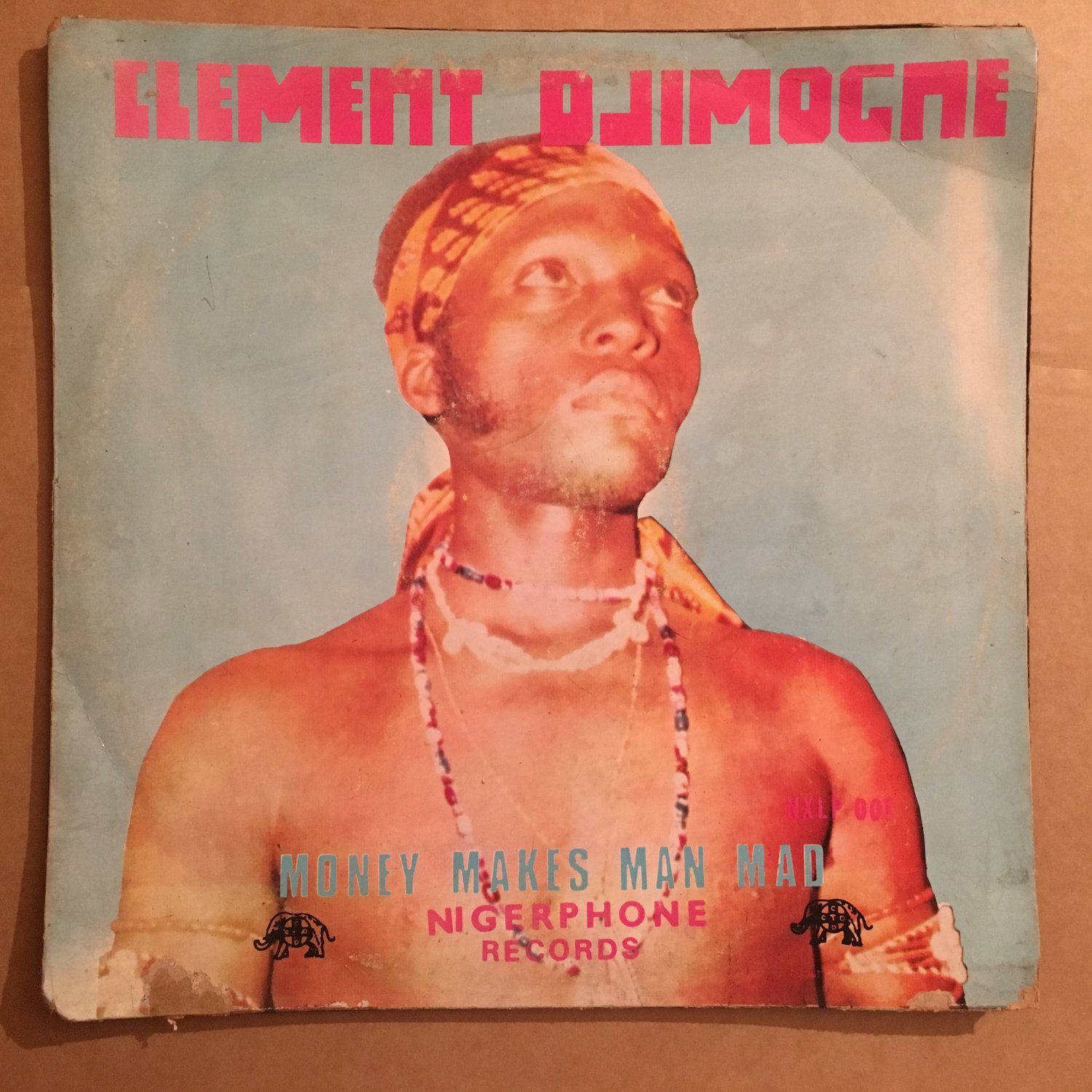 CLEMENT DJIMOGNE LP money makes man mad NIGERIA RARE AFRO DISCO FUNK ...