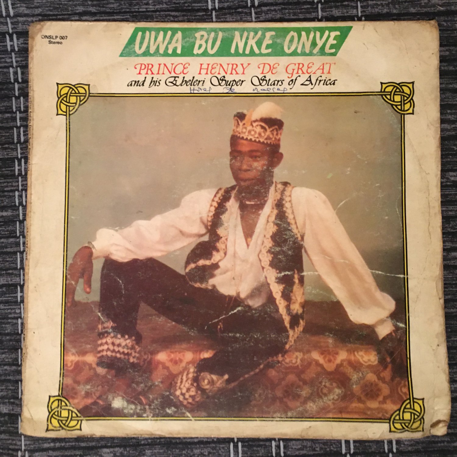 ***PRINCE HENRY DE GREAT LP uwa bu nke onye NIGERIA mp3 LISTEN