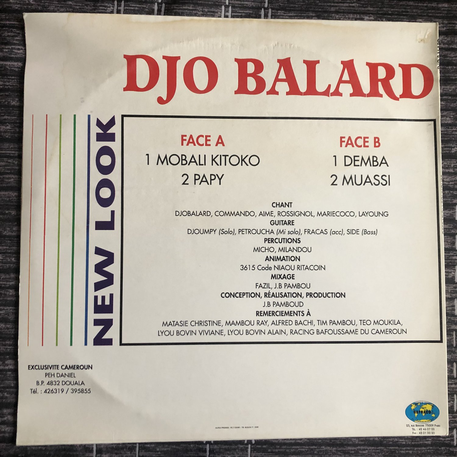 DJO BALARD LP operation soukouss CONGOLESE SOUKOUS mp3 LISTEN