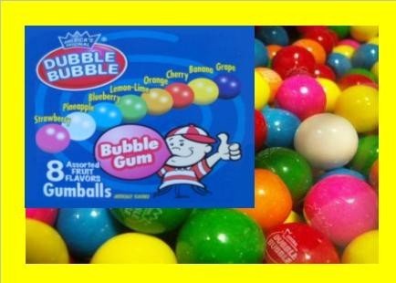 101 Assorted Gumballs Bulk Vending FREE SHIPPING Label