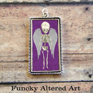 Baby SKELETON Angel Wings HALLOWEEN Pendant 4 Necklace
