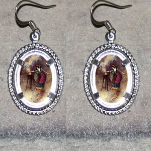 FAIRY CAULDRON Medea Witch Magick Altered Art Large Oval Ornament Frame ...