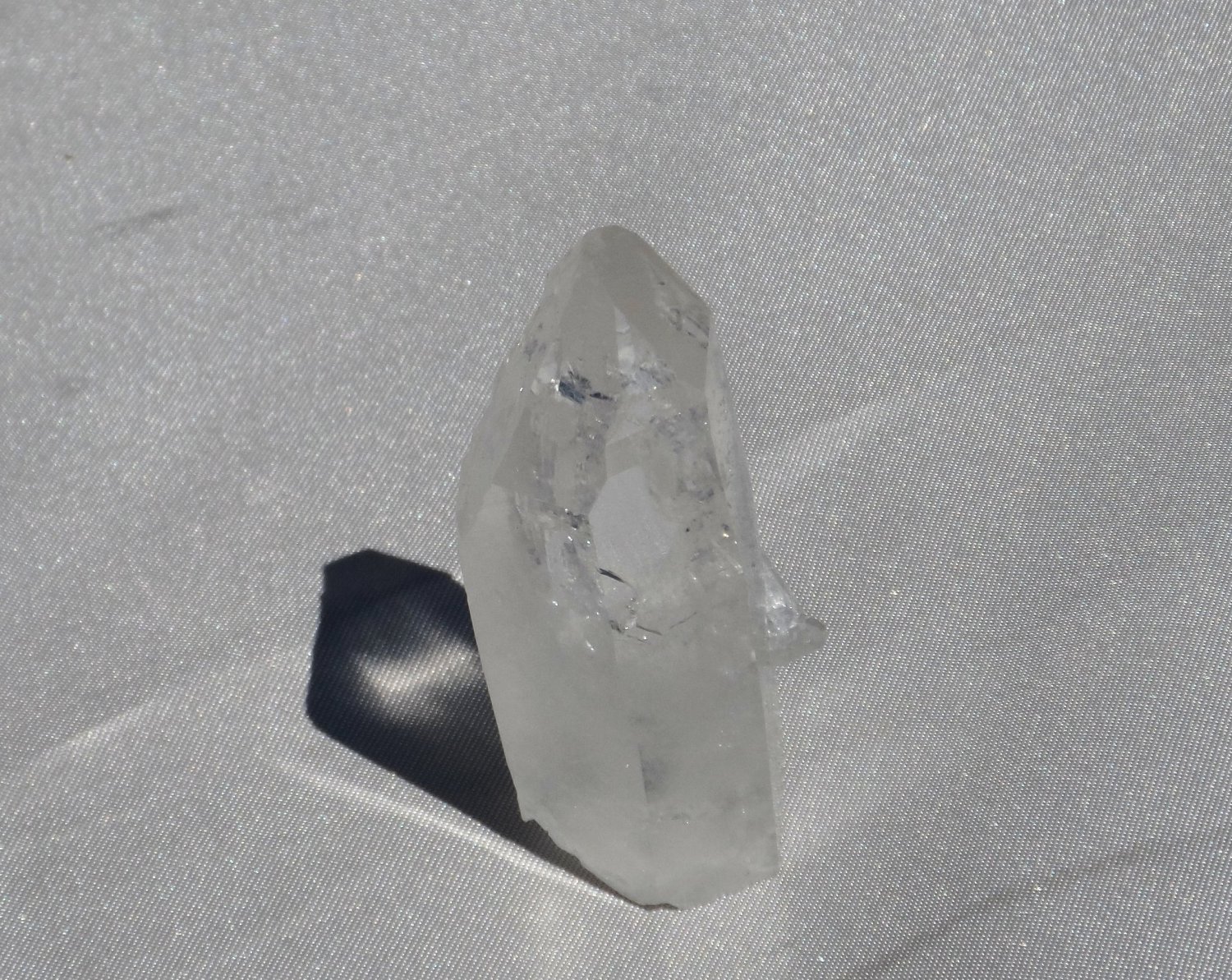 Barnacle Bridge Quartz Crystal Point, Arkansas, C20