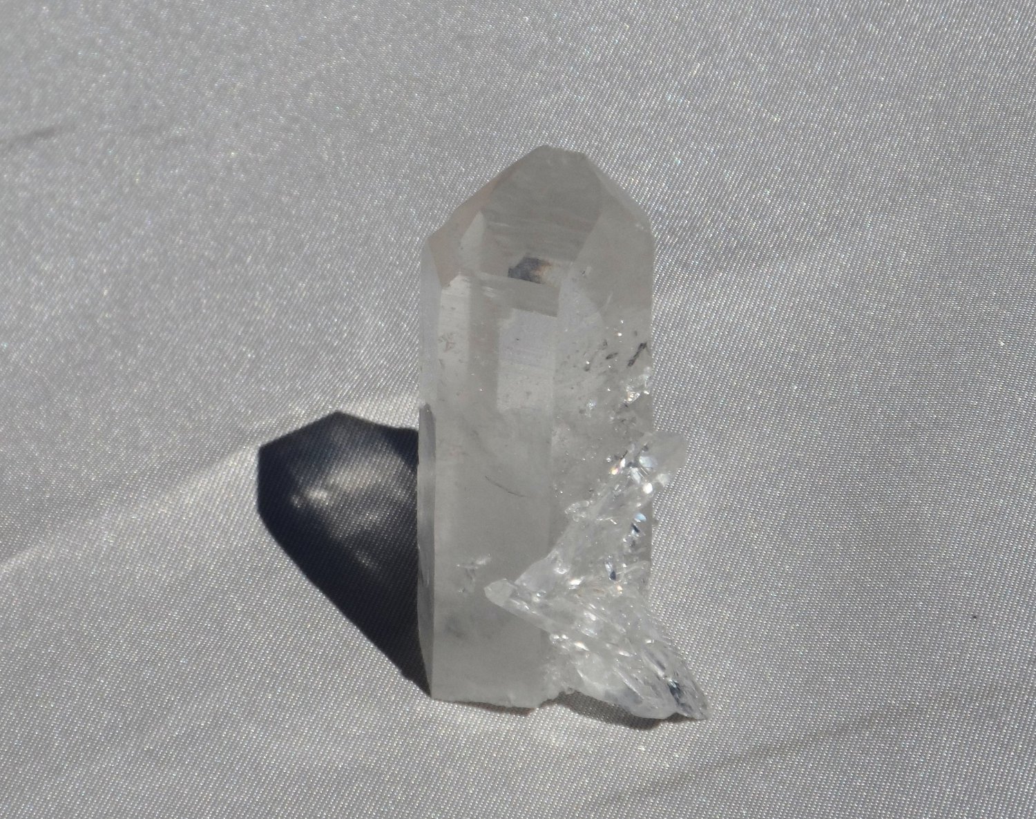 Barnacle Bridge Quartz Crystal Point, Arkansas, C20