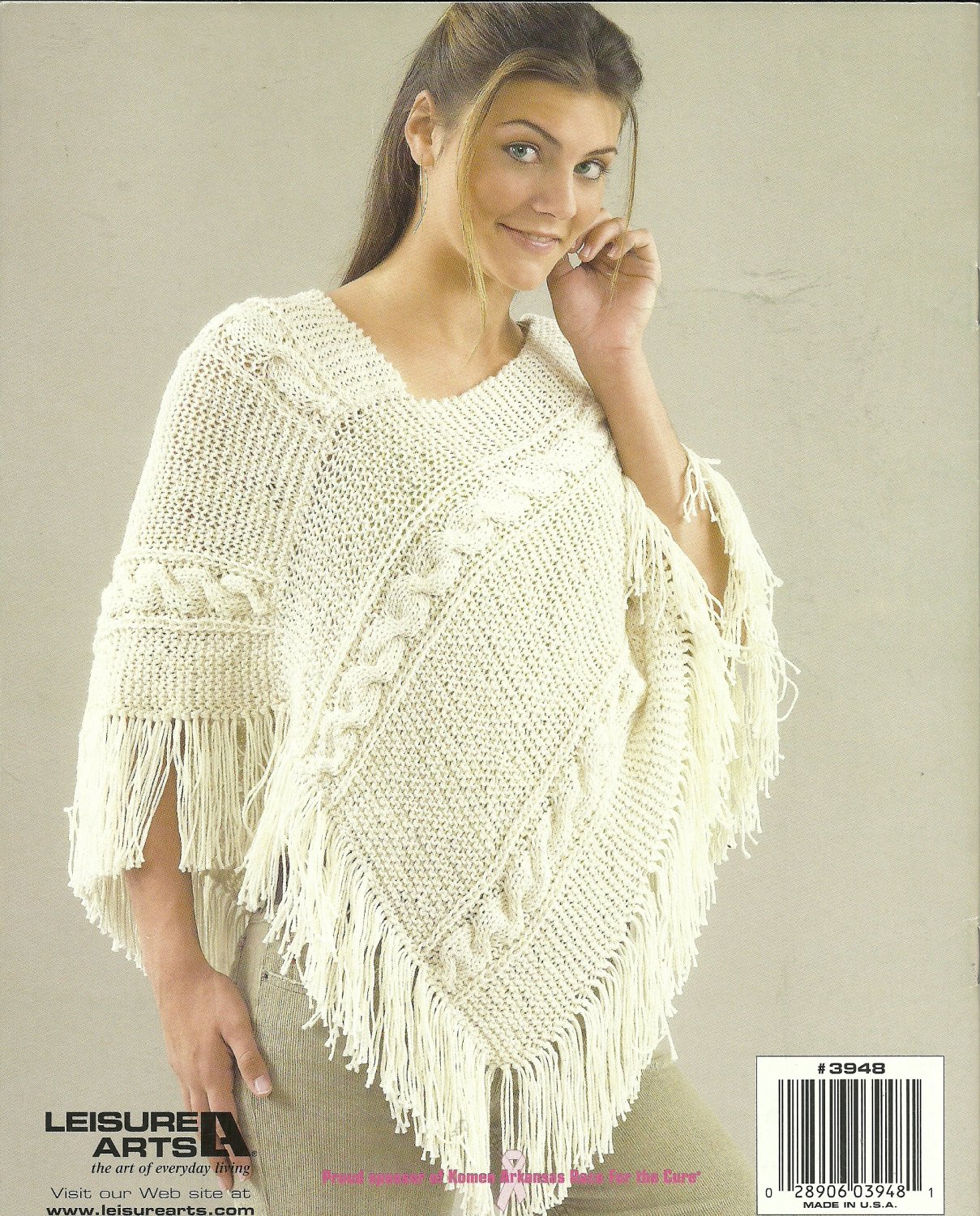 ** 4 * Trendy Knit PONCHO Patterns - Bulky Weight & Worsted Weight Yarns