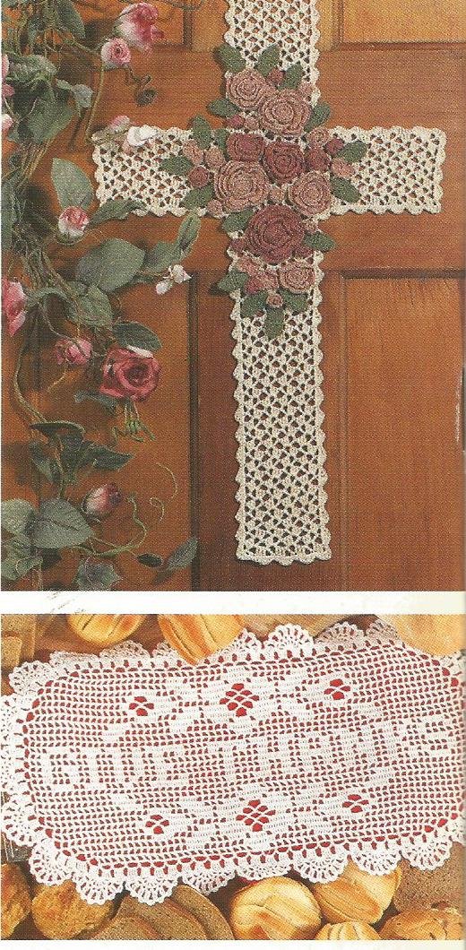 ** Inspirational Celebrations - Filet Crochet Symbols of Faith - Angel ...