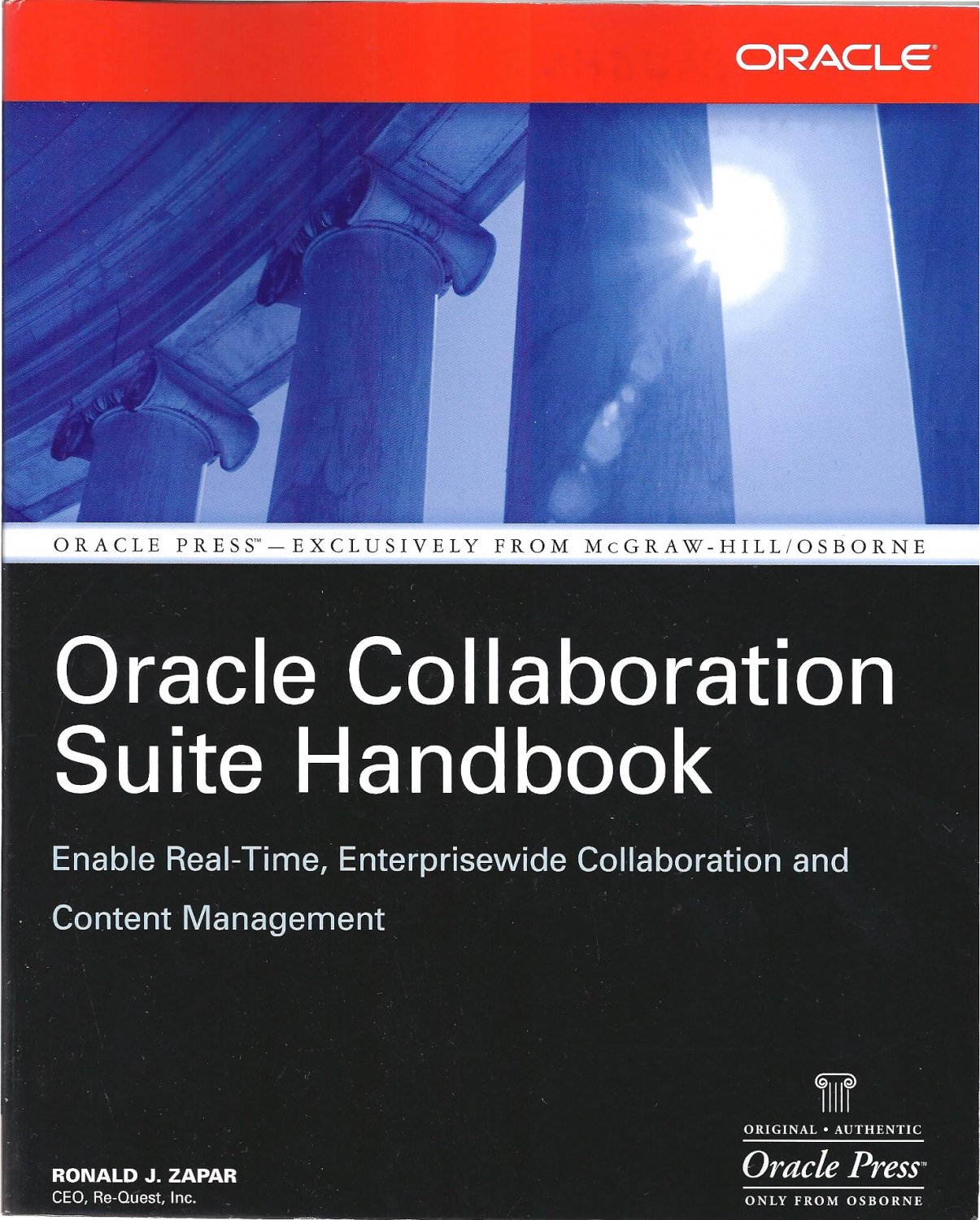 Oracle Collaboration Suite Handbook Oracle Press