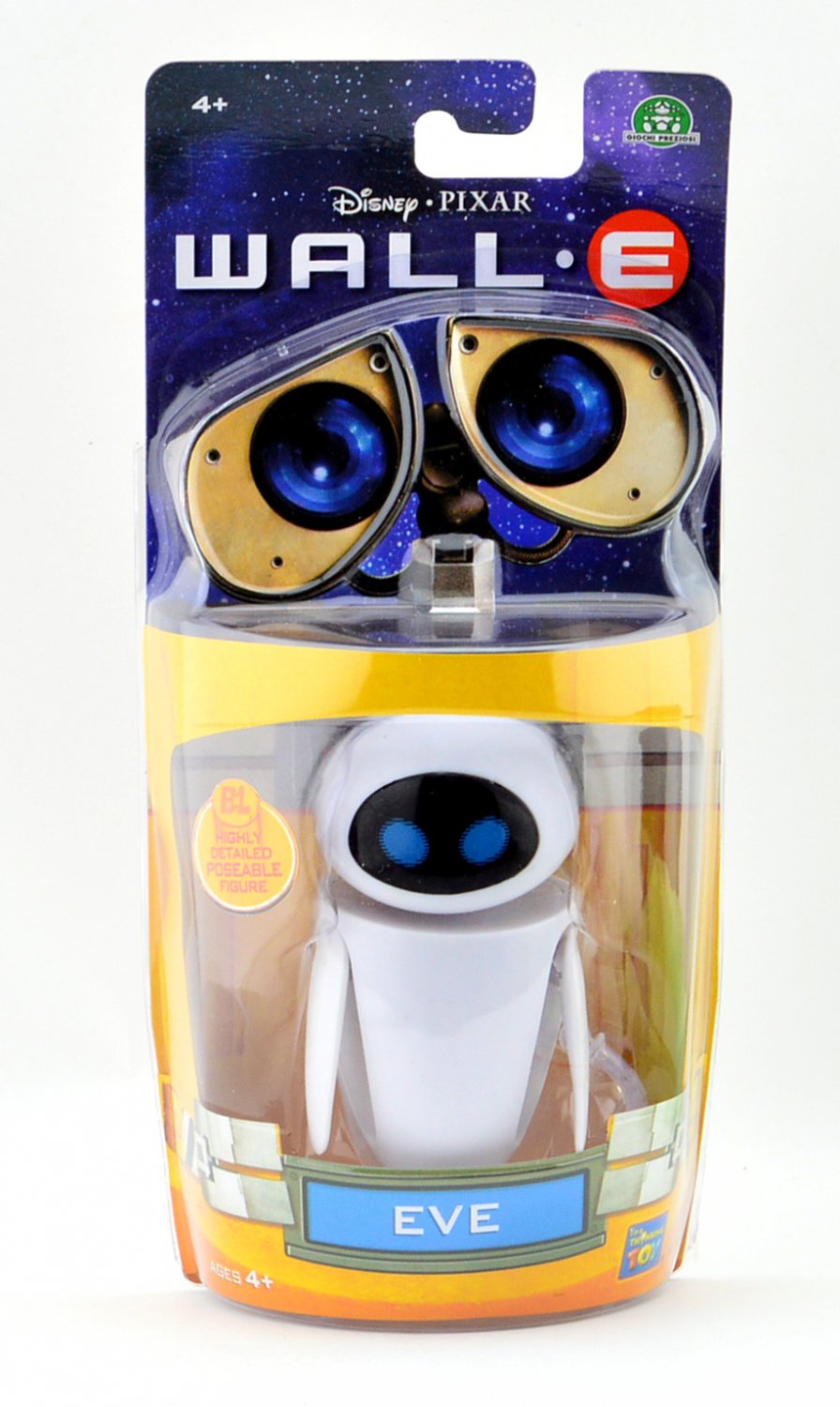 New Disney Pixar Wall-E Partner EVE PVC Action Figure Toy 2.4"