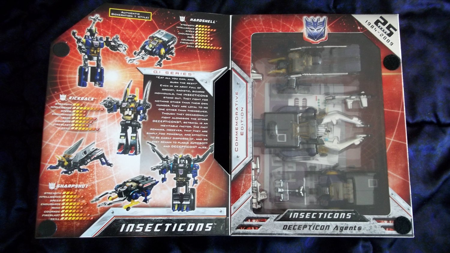 Hasbro Transformers Universe 25th Anniversary Reissue Insecticons MISB