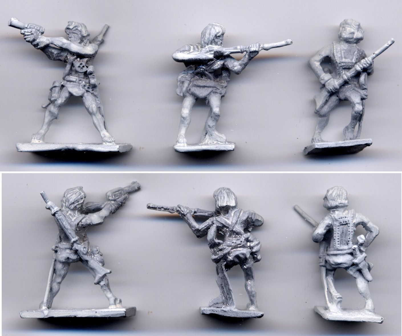 John Carter - Warlord of Mars - 25mm miniature metal figures (3)