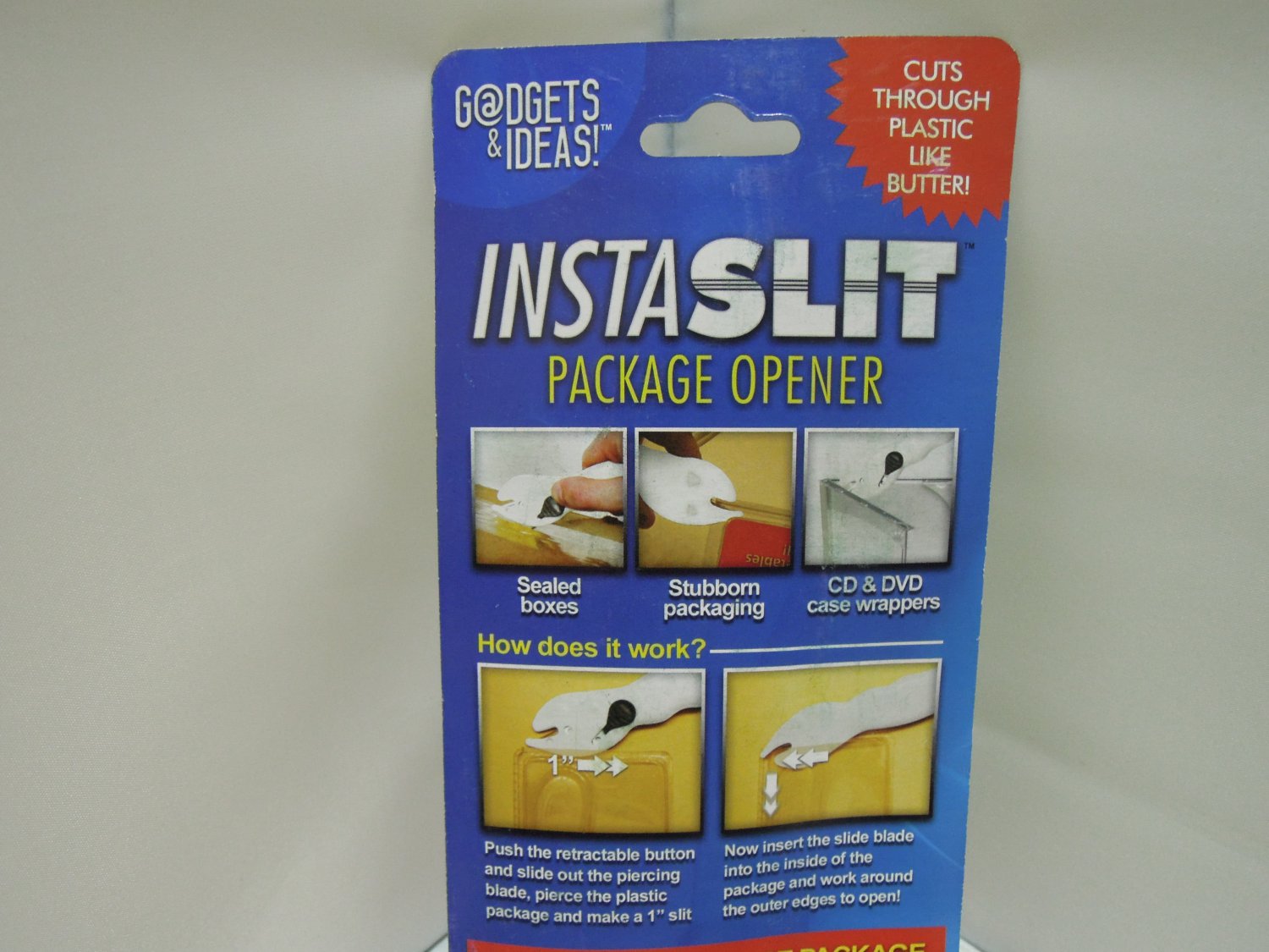 New Insta Slit Package Opener With Hard To Open Plastic Packaging