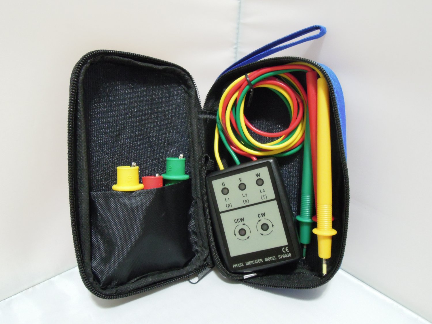 3 Phase Sequence Meter 200V-480V AC Presence Rotation Tester Indicator ...