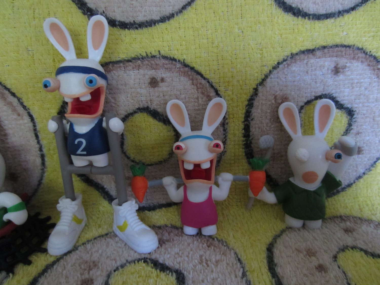 Rayman Raving Rabbids Figure Lot