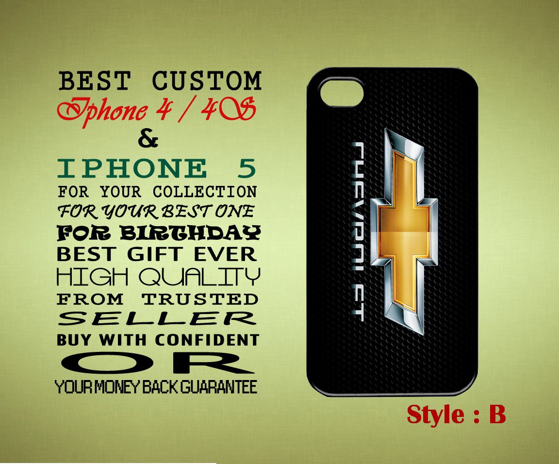 Chevrolet, Chevy, Logo, Automotive Custom Iphone 4, Iphone 4S & Iphone ...