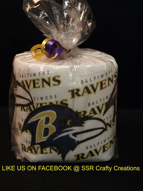 Baltimore Ravens Heat Pressed Toilet Paper