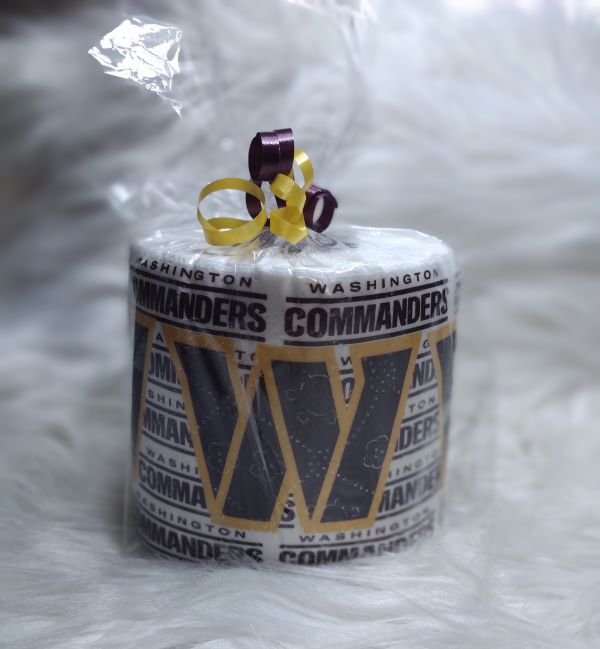 Washington Commanders Heat Pressed Toilet Paper