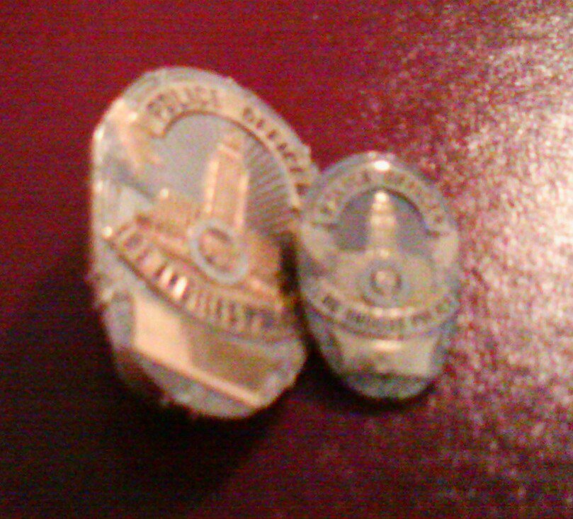 Vintage Pin Set LAPD Los Angeles Police Department badges 2 Pc Set ...