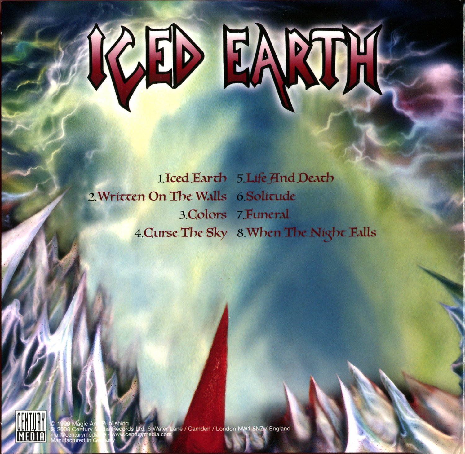 Iced Earth Self-Titled CD