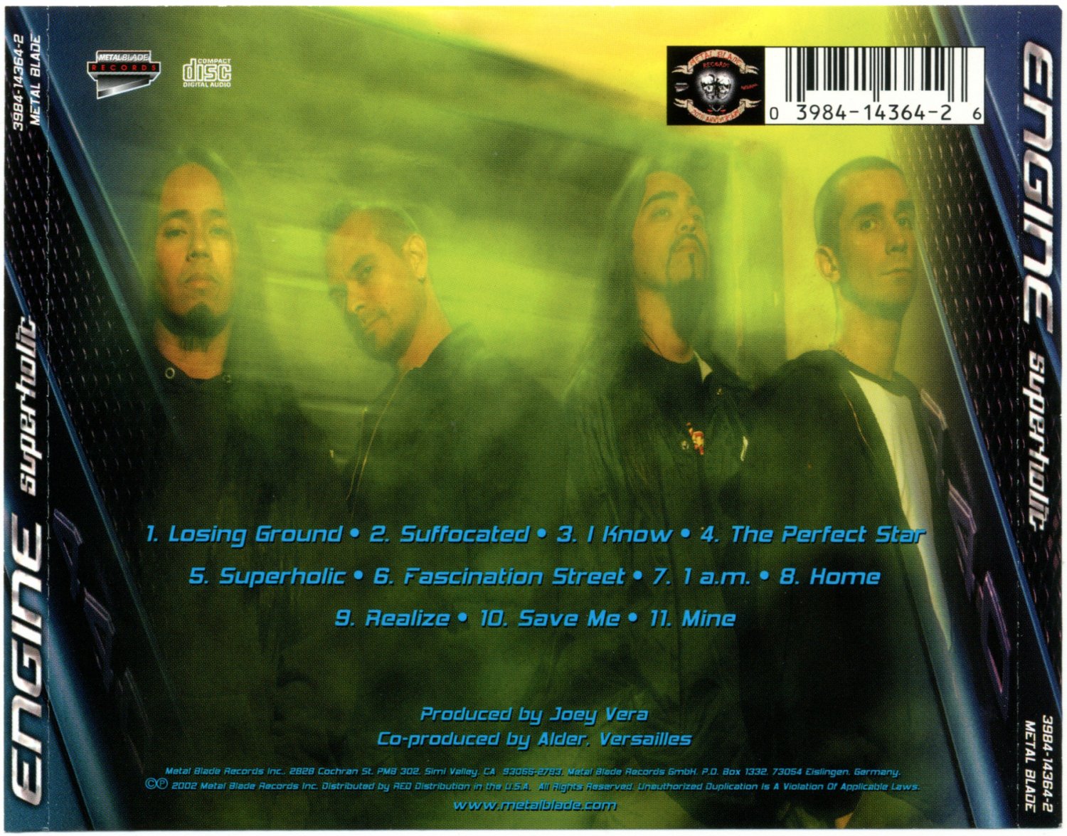 Engine Superholic CD Fates Warning