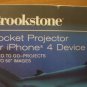 Brookstone Pocket Projector for iPhone 4 Device Projects up to 50 ...