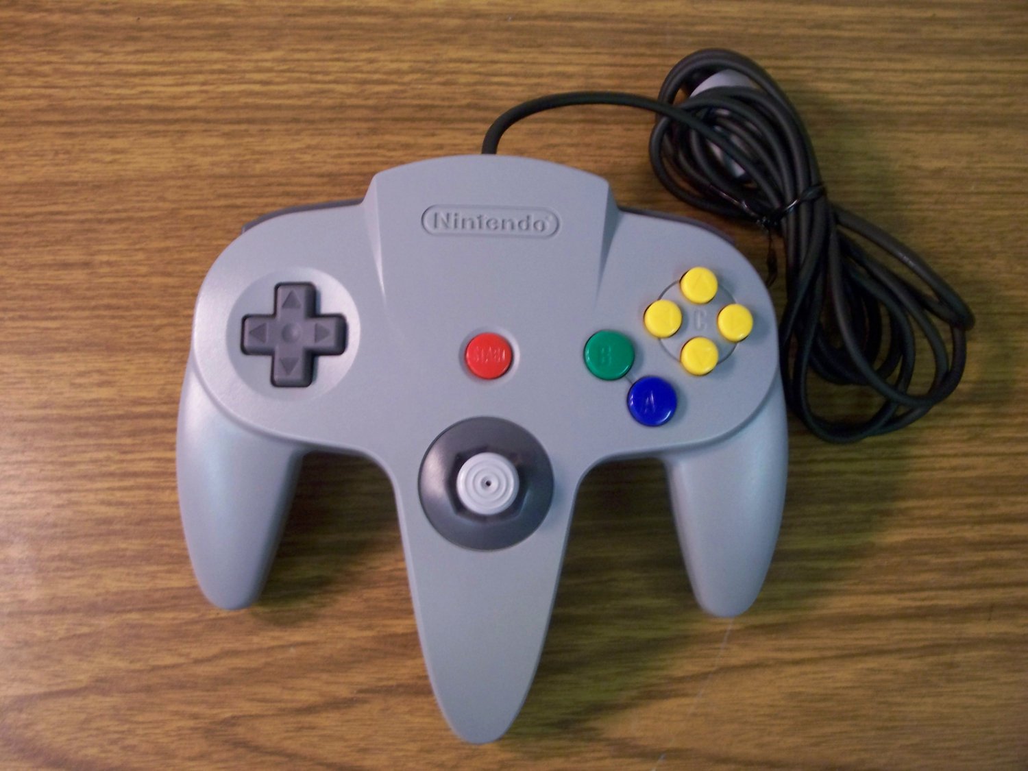 Official Genuine Nintendo 64 Gray Controller (NUS-005) *USED*