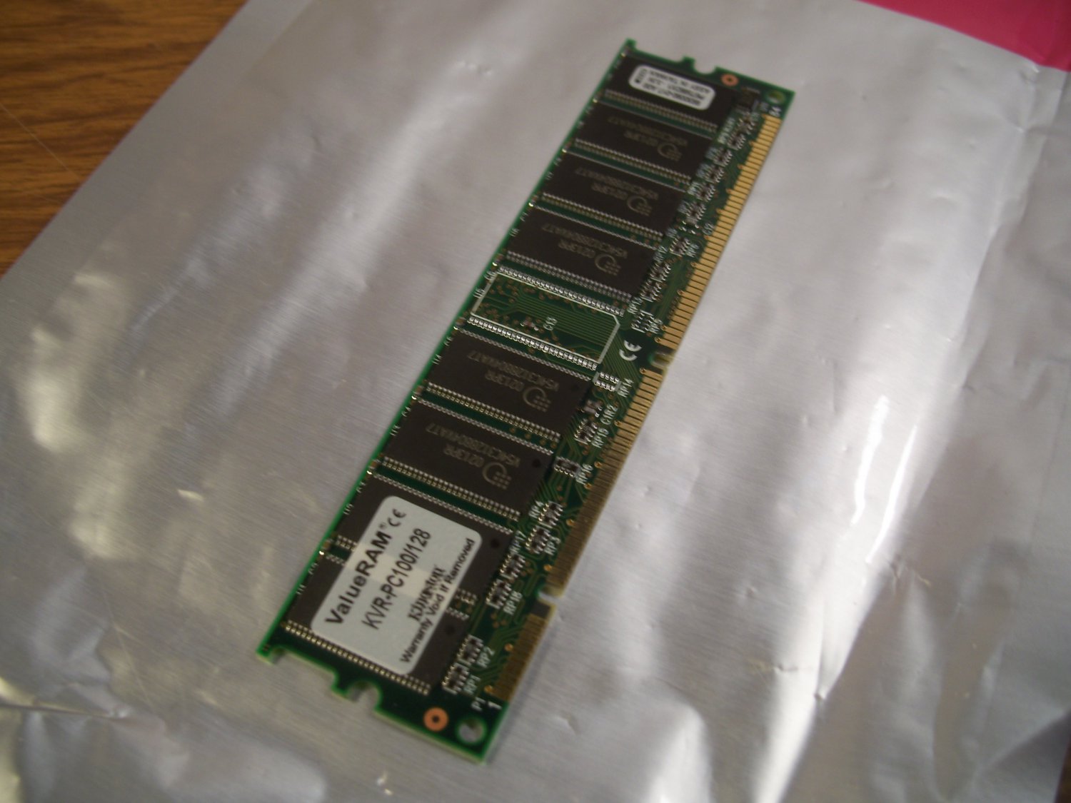 Kingston ValueRAM 128MB SDRAM 100Mhz PC100 DIMM Memory Module (KVR ...