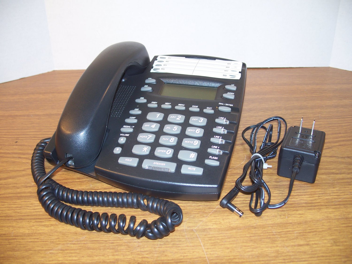 Casio PhoneMate Gold 4-Line Corded Speakerphone Telephone (PMG-4600) *USED*