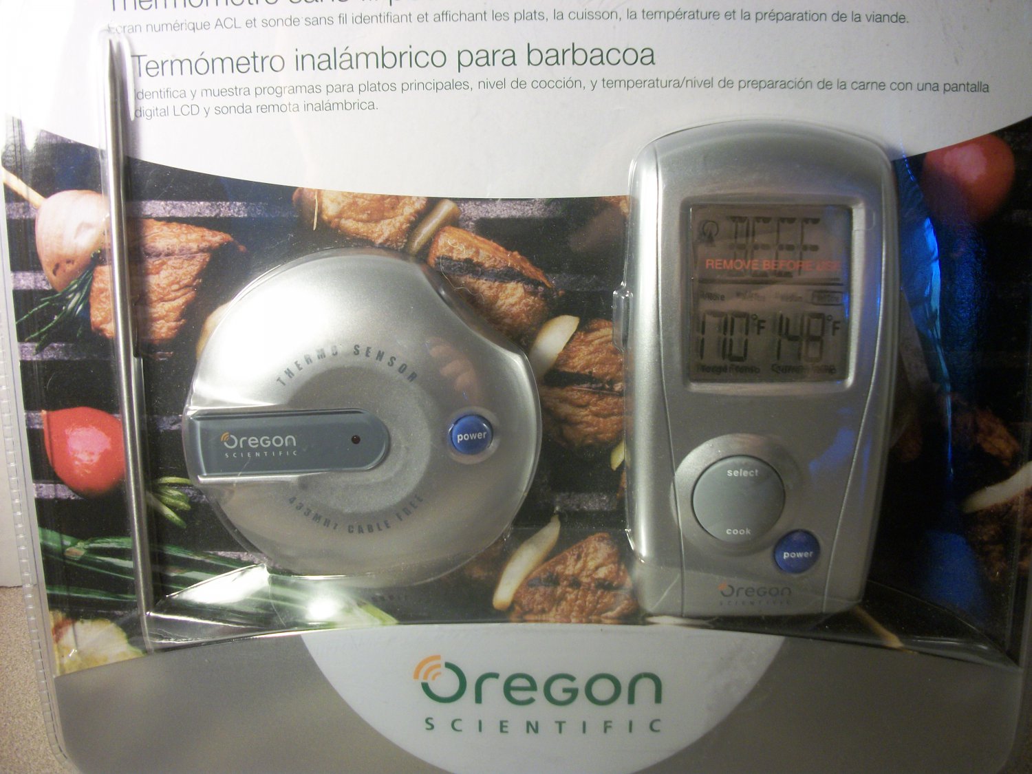 Oregon Scientific Wireless BBQ Thermometer (AW129) *NEW*