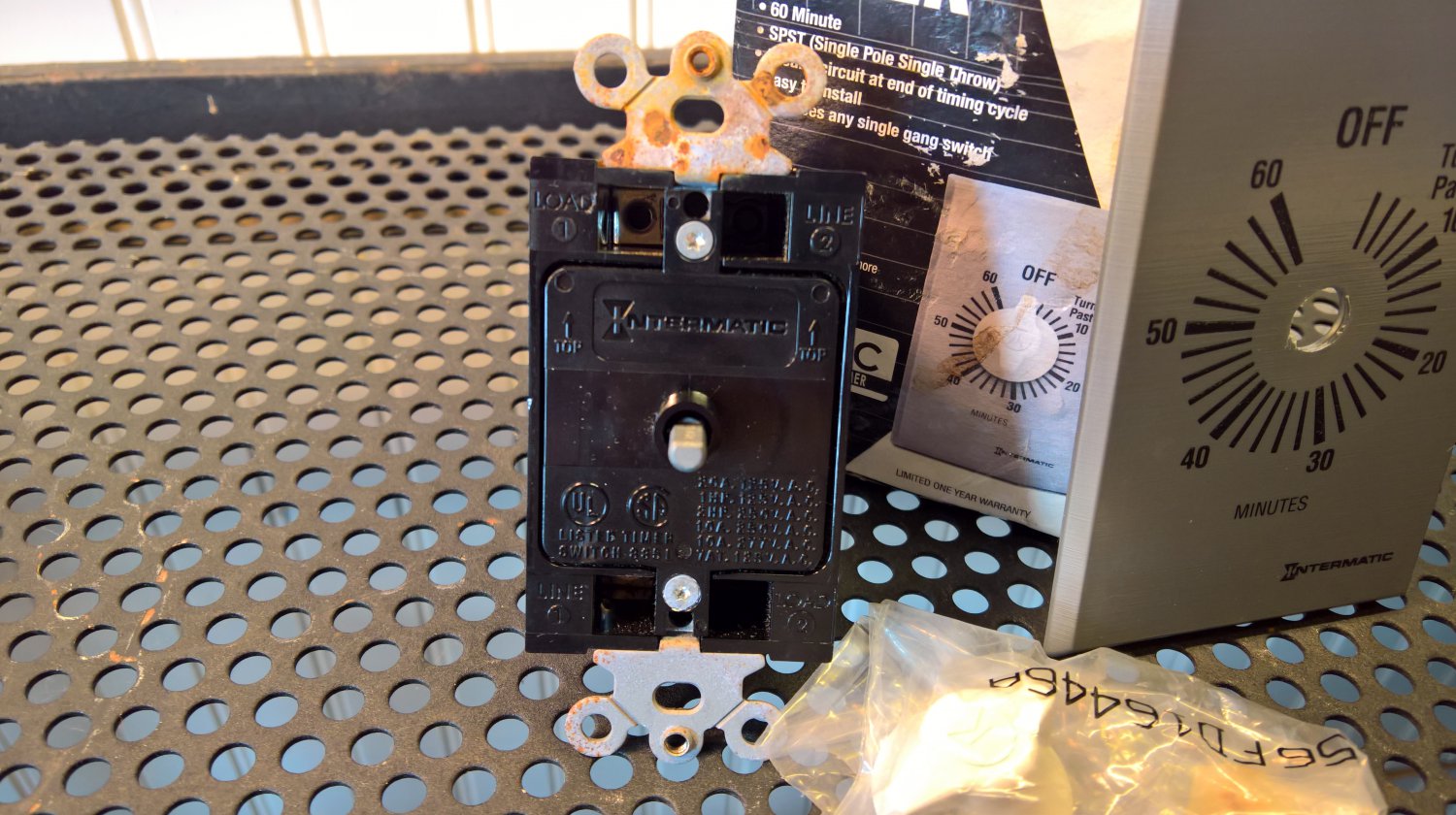 Intermatic SPST 60Min Auto Shut-Off Timer Switch (FF60MC) 10Amp 277Volt ...