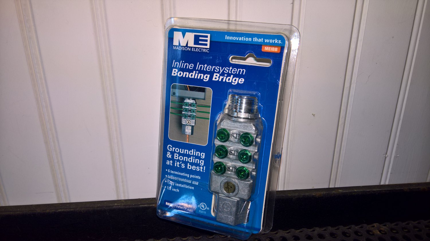 Madison Electric 1/2" Indoor/Outdoor Inline Intersystem Bonding Bridge ...