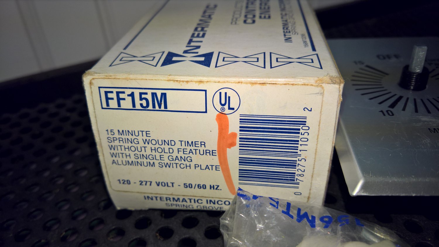 Intermatic 15-Minute Spring Wound Timer Switch Without Hold Feature ...