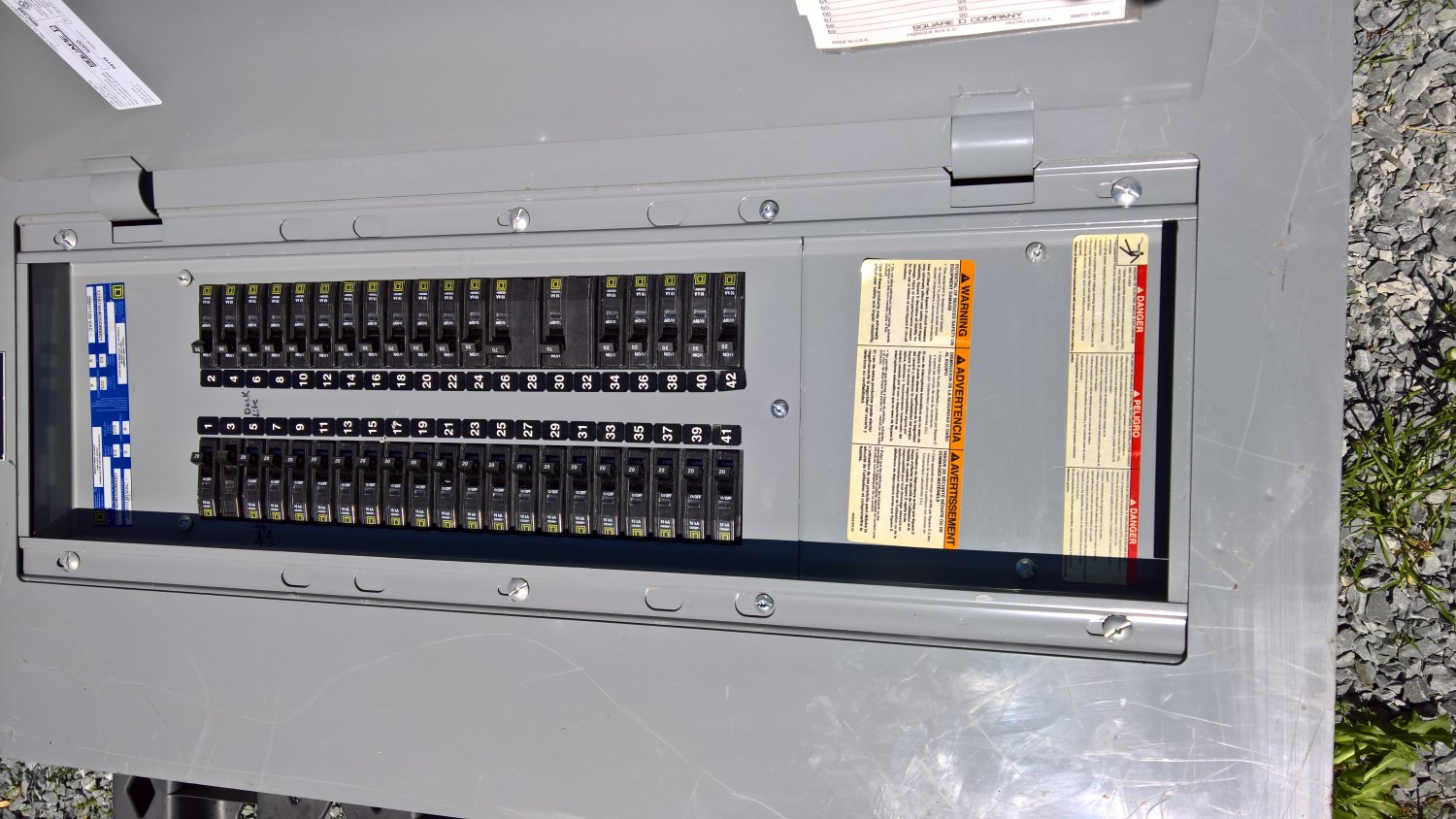 Square D NQOD Ser E2 Load Center Panelboard (12187404650080001) 225Amp ...