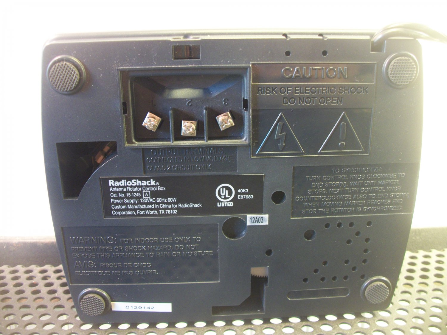 Radioshack Automatic Antenna Rotator Control Box (15-1245) *USED*