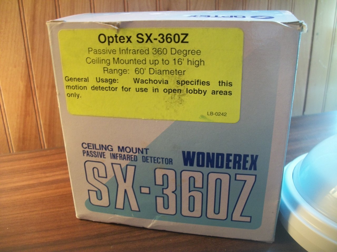 Optex Wondrex Passive Infrared 360 Degree Ceiling Mounted Detector (SX ...