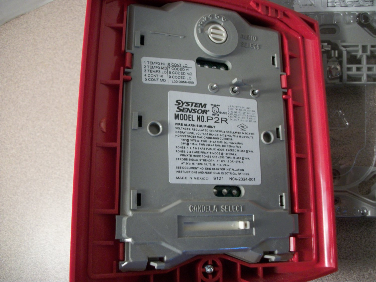 System Sensor Spectra Alert Advance Fire Alarm Horn/Strobe (P2R) *NOB*